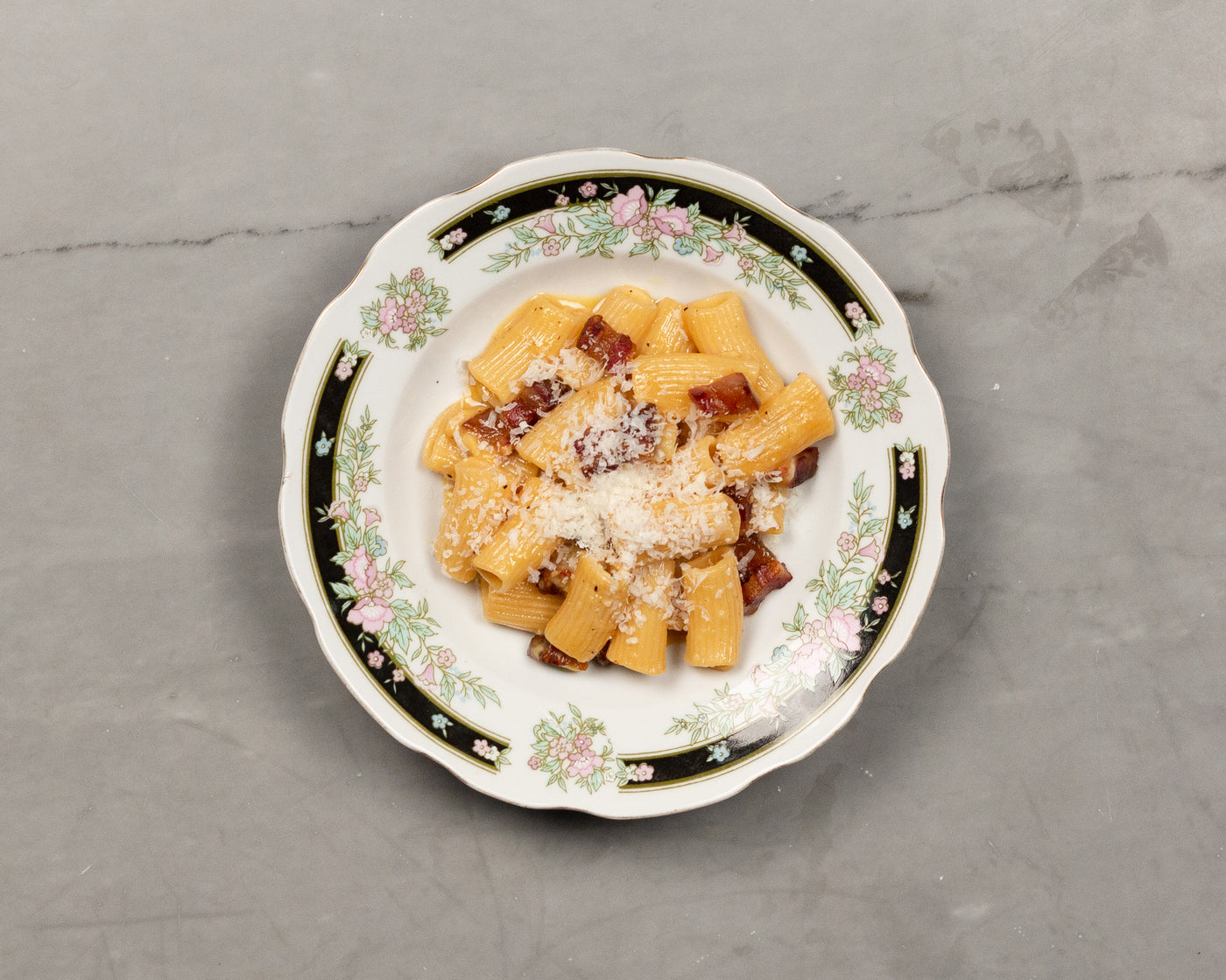 Carbonara Recipe with Heritage Pancetta