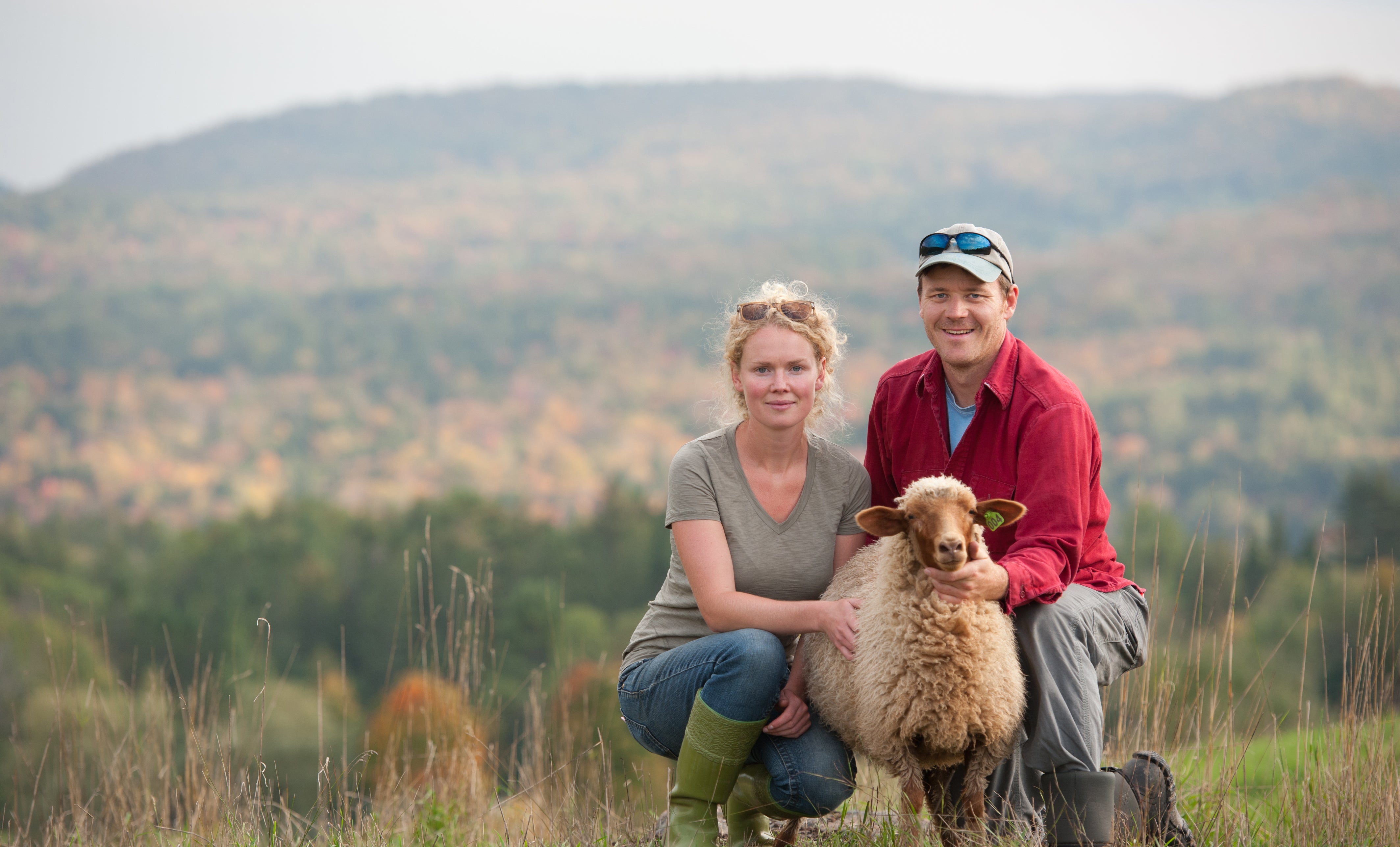 Ben Machin & Grace Bowmer of Tamarack Vermont Sheep Farm