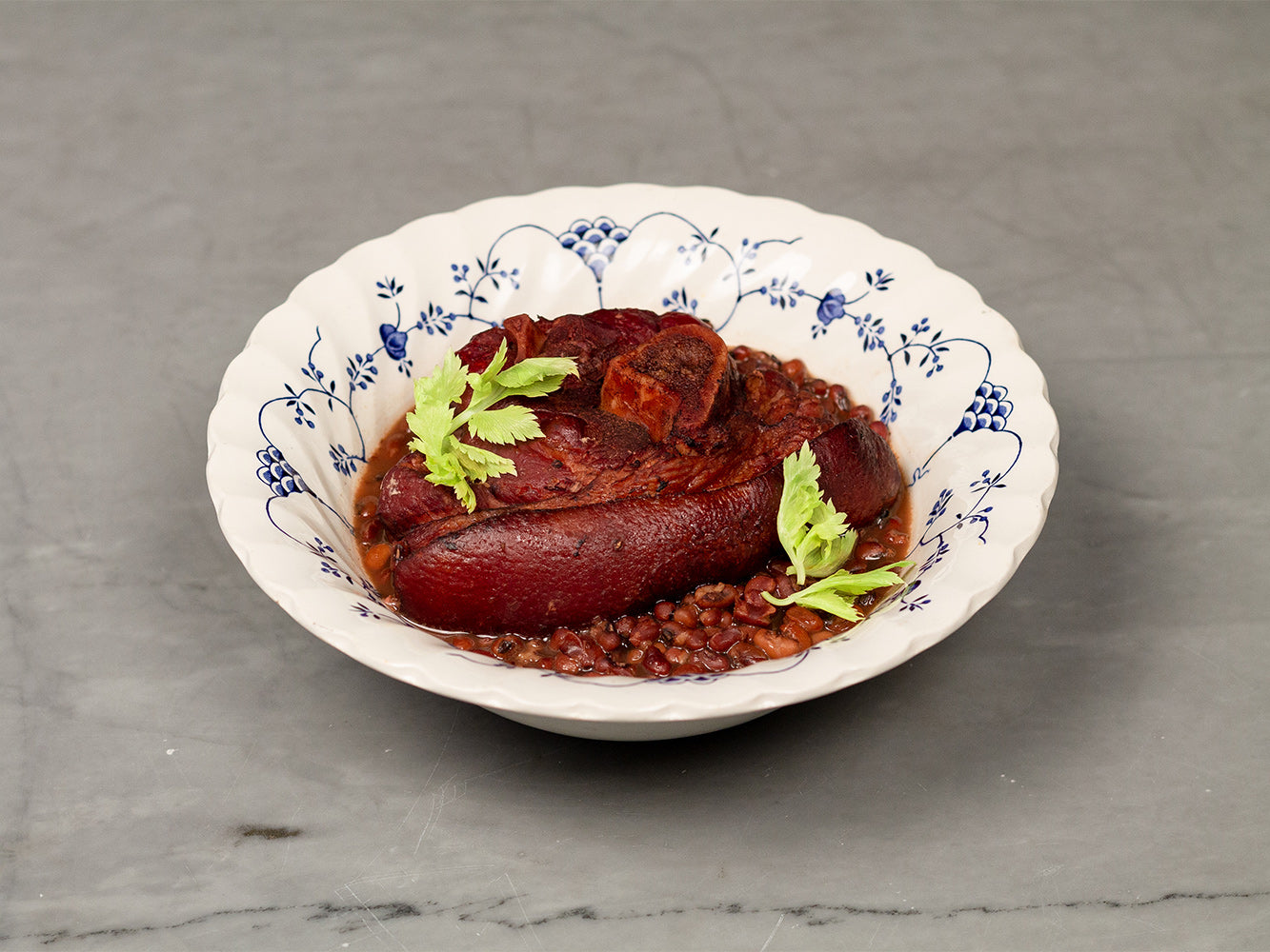 Anson Mills Sea Island Red Peas with Cured Heritage Pork Hocks