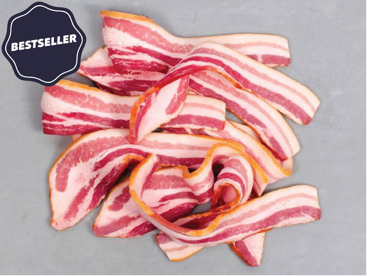 Signature Heritage Bacon, Maple Sugar Cured, sliced — Heritage Foods