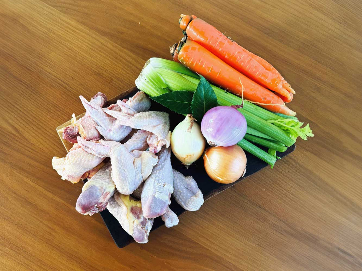 Heritage Chicken Bone Broth Kit, raised by Frank Reese | Heritage Foods